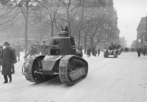 Finnish Army 1918 1945 Renault Ft 17 Tanks