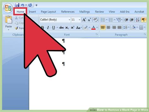 How To Remove A Blank Page In Word With Pictures WikiHow