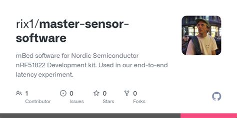 Github Rix1master Sensor Software Mbed Software For Nordic