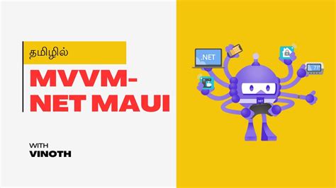 Mastering Mvvm Net Maui Tamil Youtube