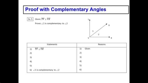 Complementary Angle Geometry Complementary Angle Geometry