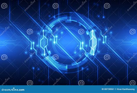 Abstract Digital Technology Concept Vector Background Stock Vector Illustration Of Graphic