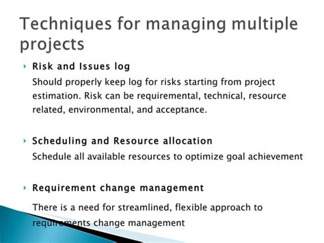 Multiple Project S Management In Service Industry PPT Business Business And Finance