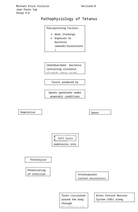 Doc Pathophysiology Of Tetanus Dokumen Tips