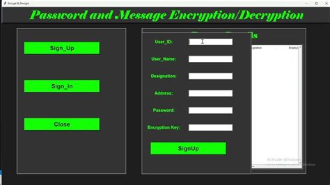 Encryption And Decryption Project Youtube