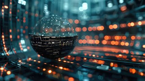 Digital Vortex With Glowing Data Streams Showcasing Digital Art And