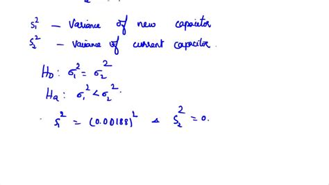 Solved Part 2 A Your Manufacturing Division Produces Capacitors With A Nominal Value Of 47 F