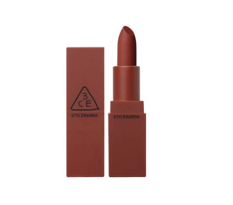 Son 3ce 909 Smoked Rose Mood Recipe Màu Đỏ Gạch Chính Hãng