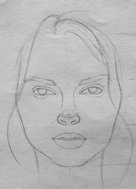Как нарисовать лицо человека поэтапно карандашом для начинающих девушку