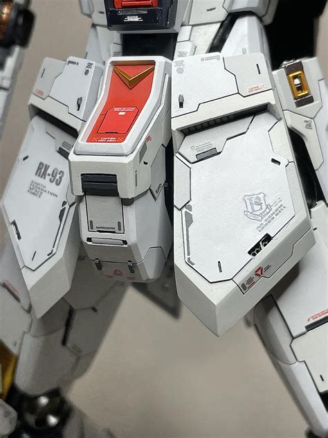 Finished My Nu Gundam Ver Ka Complete Redesign With Pla Plate And Scribing Many Design Cues
