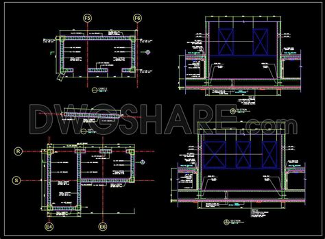 140 Cad Drawing Of Shear Wall Reinforced Concrete Details For Download Free Cad Blocks