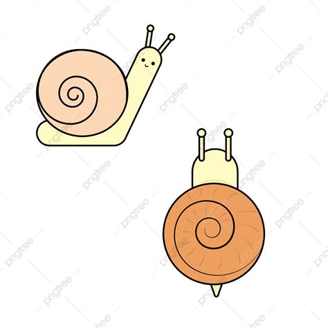만화 귀여운 달팽이 벡터 손으로 그린 만화 벡터 Png 일러스트 및 벡터 에 대한 무료 다운로드 Pngtree
