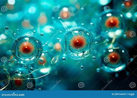 D Rendering Of Human Stem Or Embryonic Stem Cells Under A Microscope Cellular Therapy And