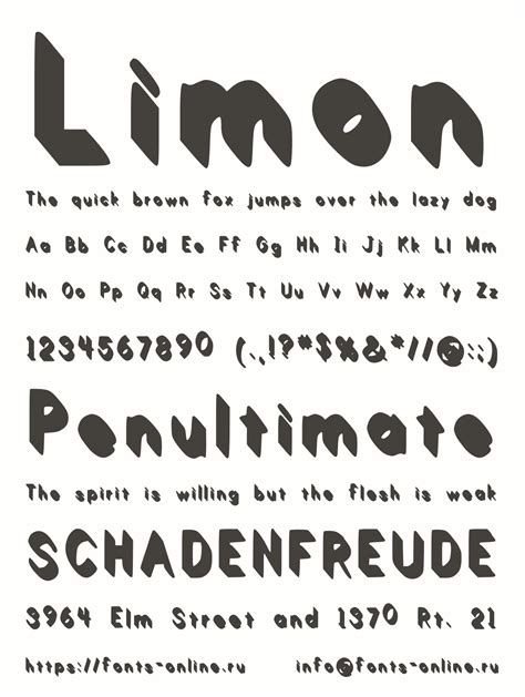 Limon Font