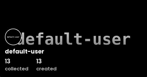Default User Profile Opensea