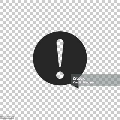 동그라미 아이콘 투명 한 배경에 고립에서 느낌표 마크 위험 경고 기호입니다 평면 디자인입니다 벡터 일러스트 레이 션 0명에 대한 스톡 벡터 아트 및 기타 이미지 Istock