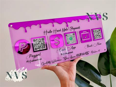 QR Code Business Sign Scan To Pay Sign Cashapp Payment Sign Etsy