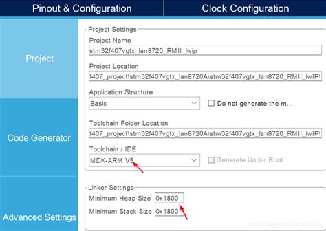 Cubemx创建裸机工程：stm32f407 Lan8720a Rmii Lwipstm32f407 Lwip Cubemx裸机例程 Csdn博客