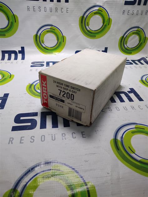 New Sold Tork 7200 Dpst 120v 40a Time Switch At Smt Resource