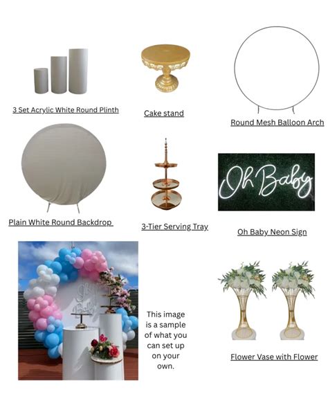 Combo Package For Gender Reveal Setup Ktm Event Management