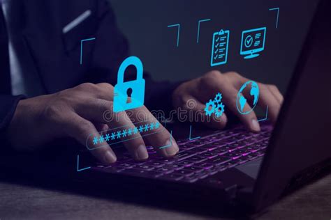 Cyber Security Digital Crime Prevention Concept Protecting Data From