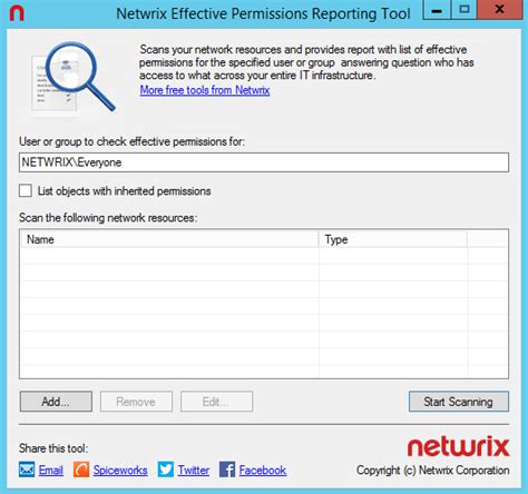 New Free Tool From Netwrix Effective Permissions Reporting Software Spiceworks Community