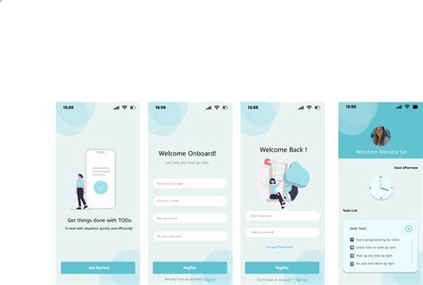 Figma Mobile Application Simple Design Figma
