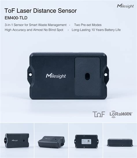 Milesight Time Of Flight Laser Distance Sensor Em400 Tld Mcci