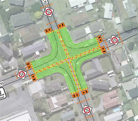Roundabout Pedestrian Walkways Uconn Nw Science Quad Roundabout
