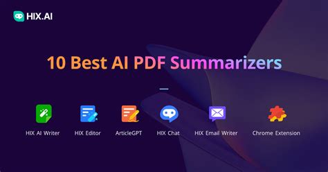 10 Best Ai Pdf Summarizers Online Pdf Summary Makers Hixai