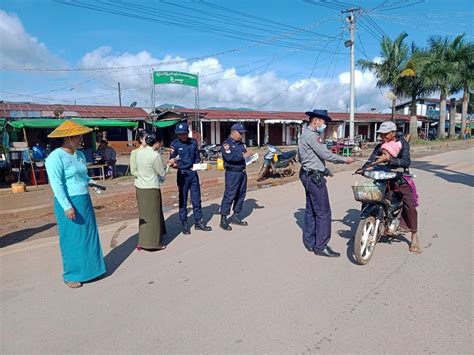 လွိုင်လင်မြို့တွင် ယာဉ်စည်းကမ်း၊ လမ်းစည်းကမ်းဆိုင်ရာ အသိပညာပေးလက်ကမ