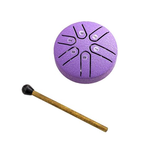 Mini Steel Tongue Drum 3 Inch Sound Healing Drum Kitmini Handpan Drum