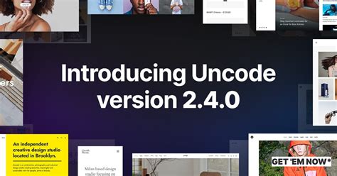 Introducing Uncode 240 And The Dynamic Srcset Images Undsgn™
