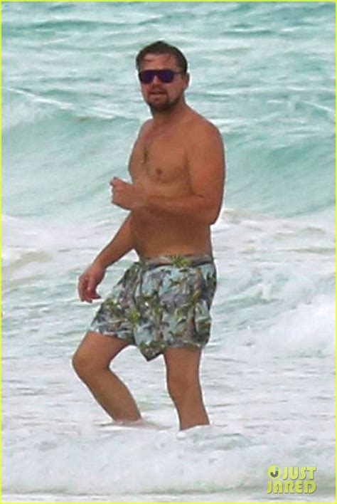 Leonardo DiCaprio Hits The Beach Shirtless In Cancun Photo 3827884 Leonardo DiCaprio Lukas