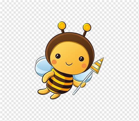 꿀벌 곤충 만화 꿀벌 곤충 비행 가상의 인물 Png Pngwing