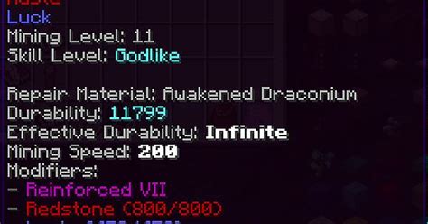 Ultimate Tinkers Pickaxe Extratic Iguana Tweaks Sky Factory 25