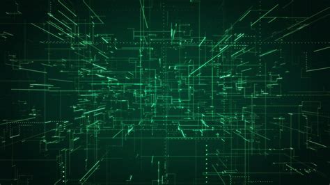 Green High Tech Wallpaper