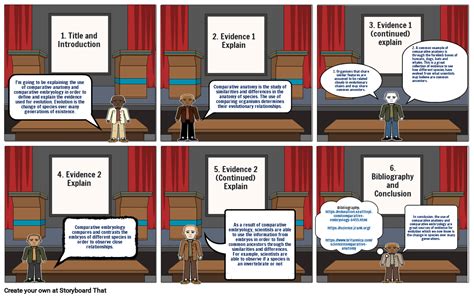 Evolution Storyboard By F3b3eaee