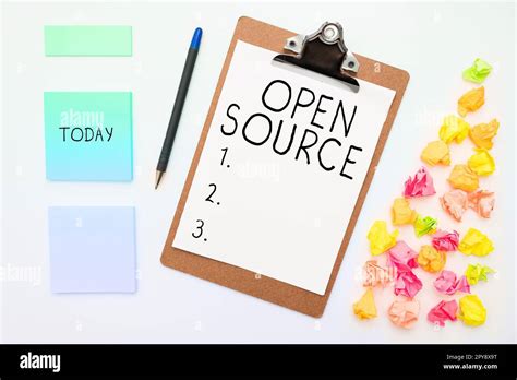 Writing Displaying Text Open Source Concept Meaning Denoting Software