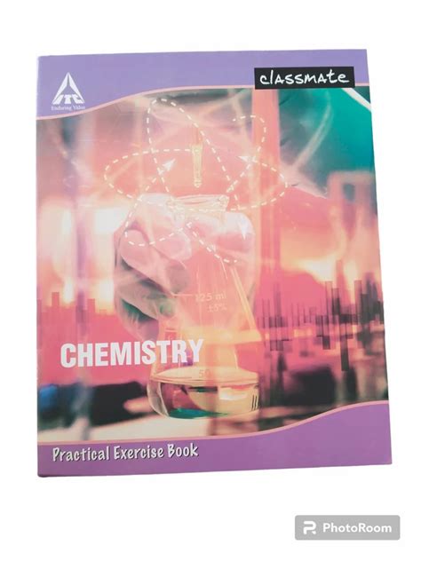 Classmate Chemistry Practical Exercise Notebook With Hard Cover 100