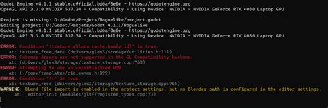 Project Crashes As Soon As It Opens Rgodot