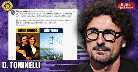 Toninelli Il Meme Della Lega Con Me E Schlein Siamo Al Livello Di