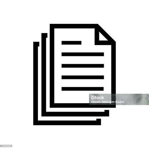 흰색 배경에 격리된 용지 아이콘 로고 용지입니다 텍스트가 있는 A4 용지 개념에 대한 스톡 벡터 아트 및 기타 이미지 개념