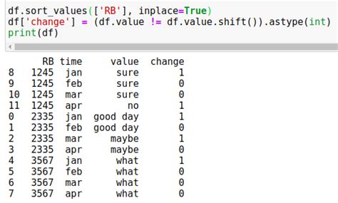 Python How To Compare String Values In One Column One By One