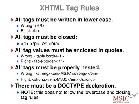 Ppt Creating Pages In Xhtml Powerpoint Presentation Free Download