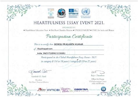 Prasanth Kumar Bongu On Linkedin Heartfulness