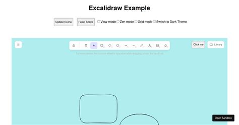 excalidraw excalidraw examples codesandbox