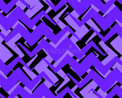 Seamless Zigzag Shapes Pattern Vector For Decoration Vintage Texture Design For Textile Fabric