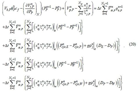 Scielo Brasil Comparison Of An Impec And A Semi Implicit Formulation For Compositional