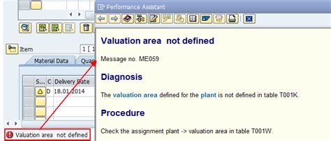 Solved Error Valuation Area Not Defined While Creating SAP Community